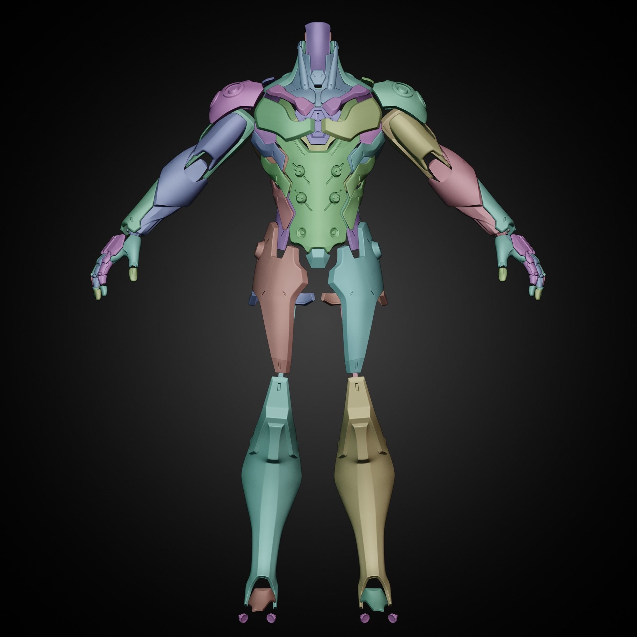 Overwatch Genji Armor for Cosplay 3D model 3D printable | CGTrader