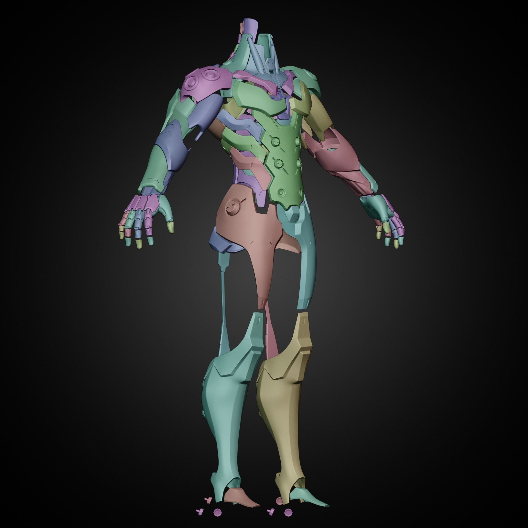Overwatch Genji Armor for Cosplay 3D model 3D printable | CGTrader