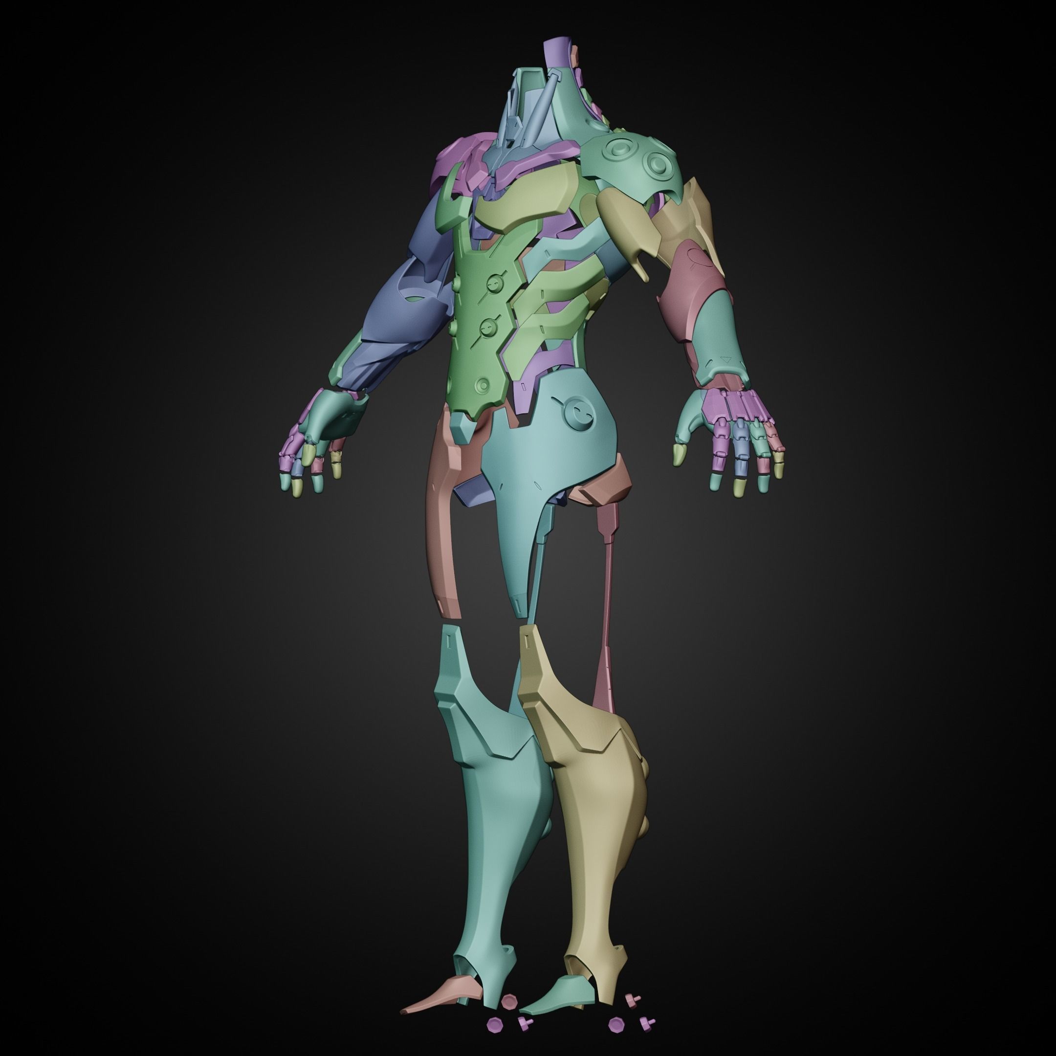Overwatch Genji Armor for Cosplay 3D model 3D printable | CGTrader
