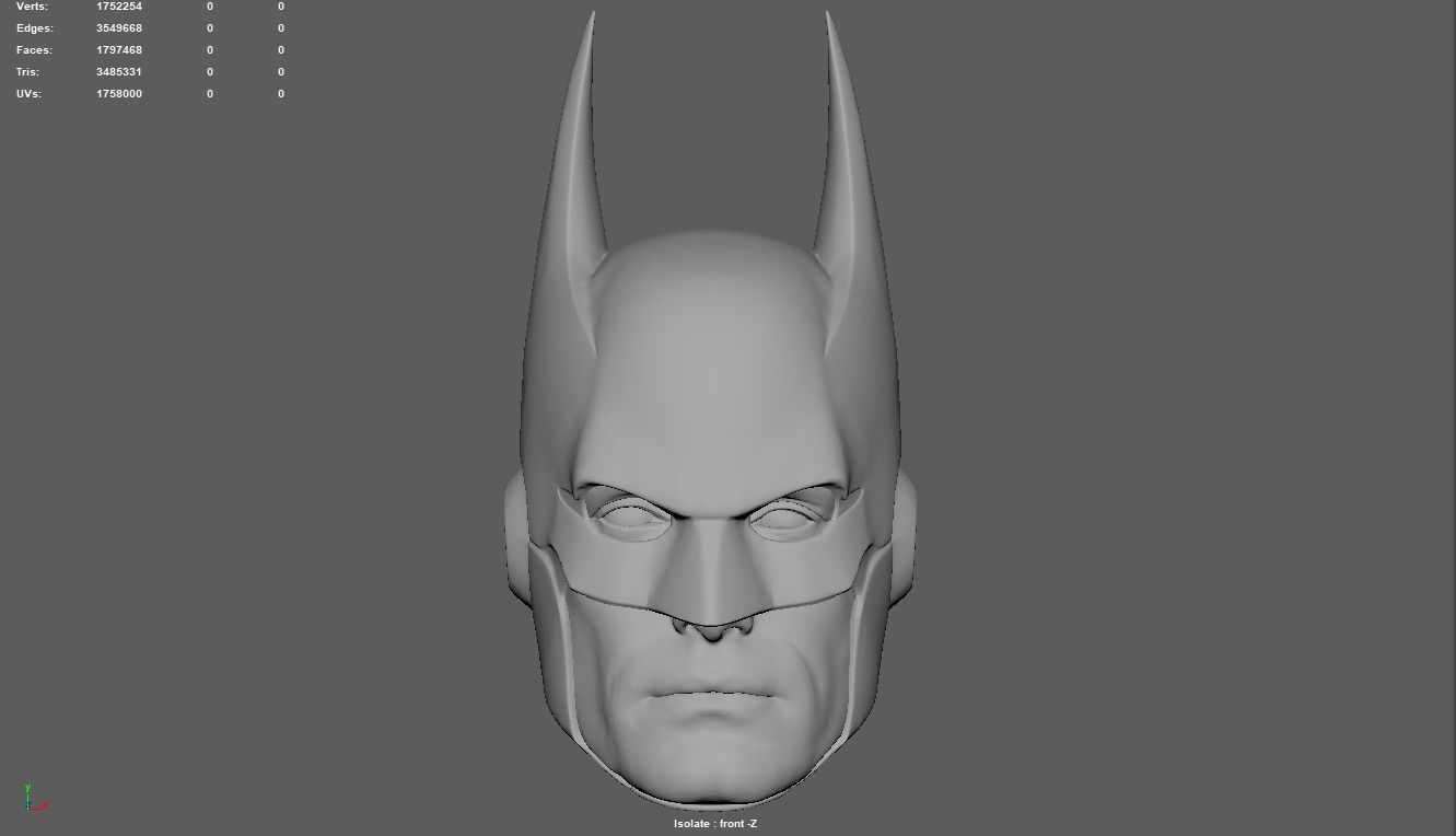 SUICIDE SQUAD KTJL BATMAN HEAD SCULPT 3D model 3D printable | CGTrader