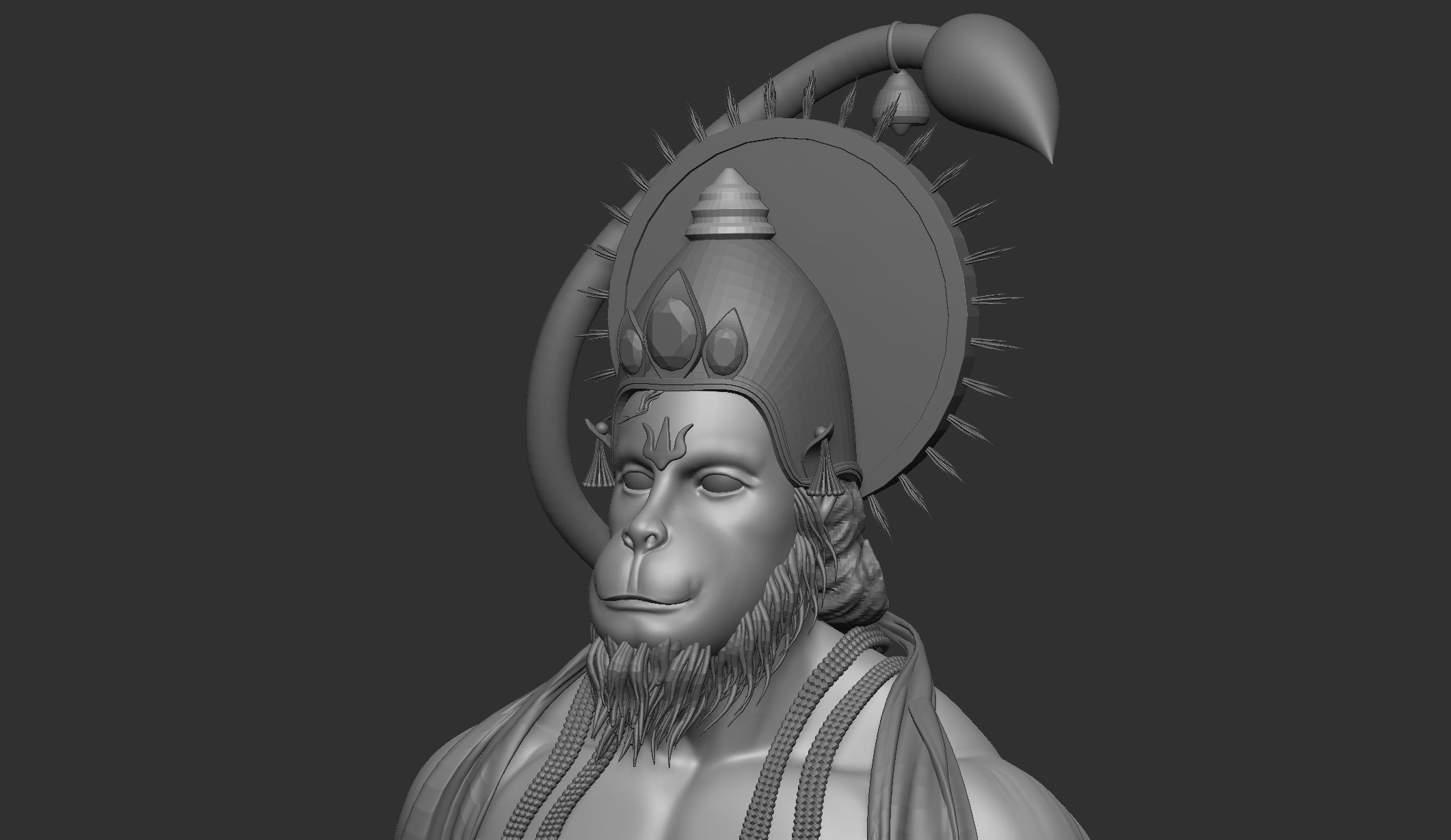 3d printing hanuman file 3D model 3D printable | CGTrader