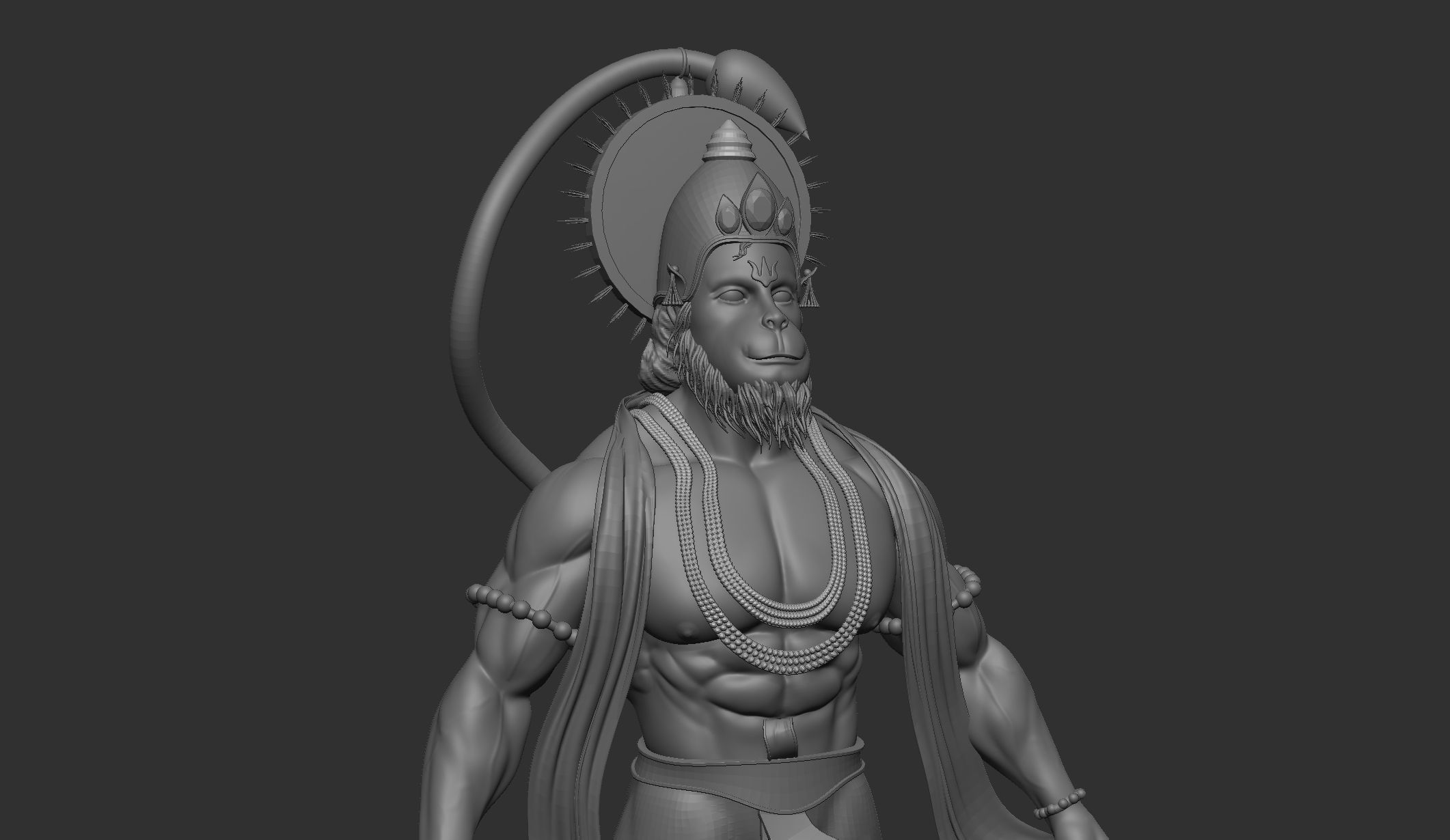 3d printing hanuman file 3D model 3D printable | CGTrader