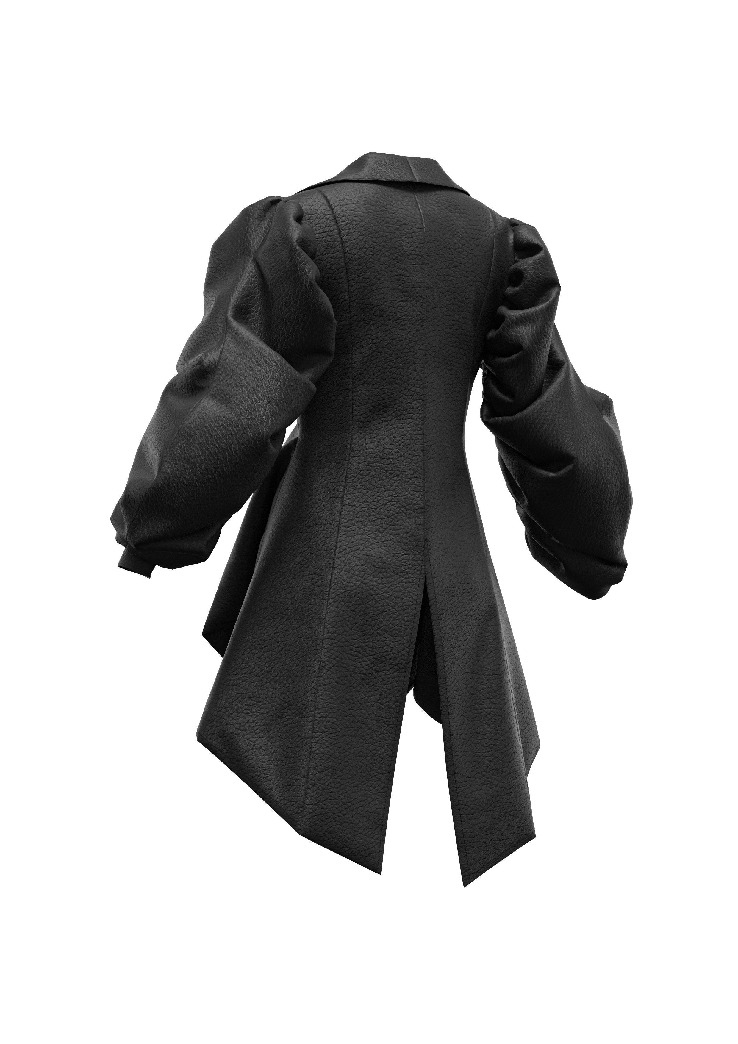 Balenciaga Cacoon Coat 3D model | CGTrader