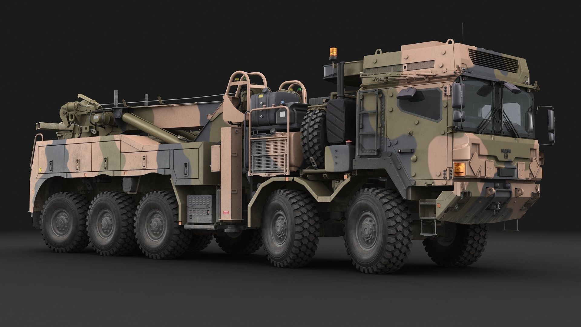 MAN HX45M Armor 3D model | CGTrader