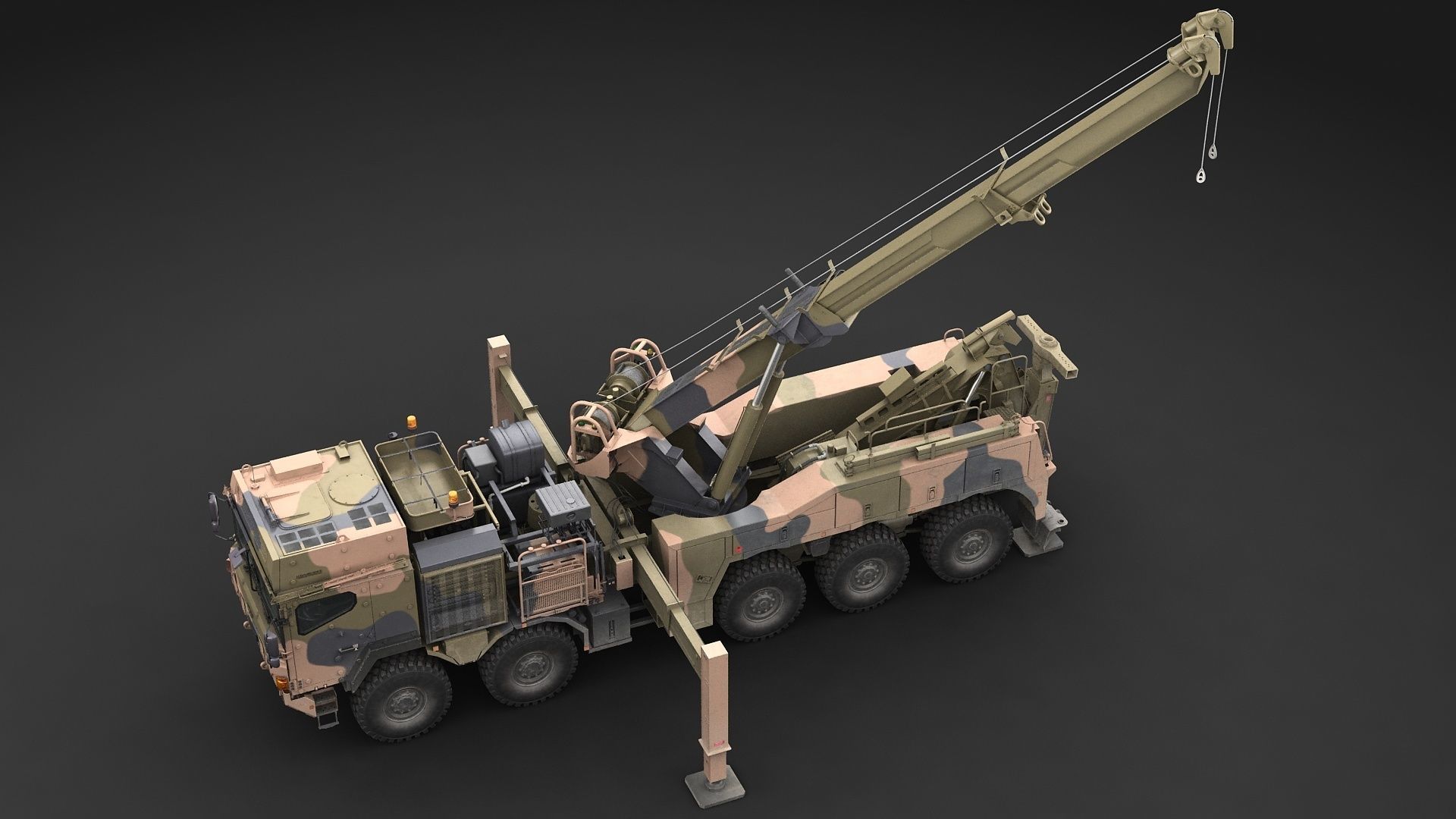 MAN HX45M Armor 3D model | CGTrader