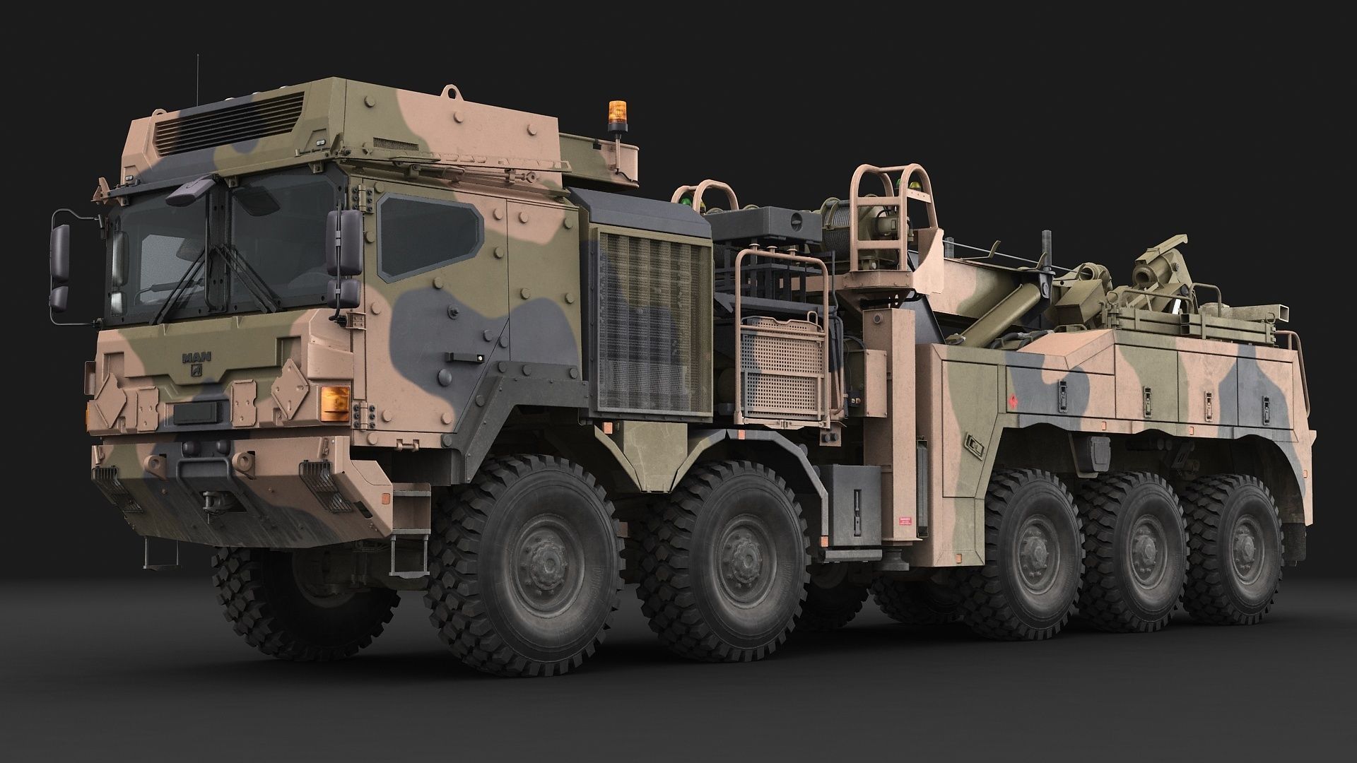 MAN HX45M Armor 3D model | CGTrader
