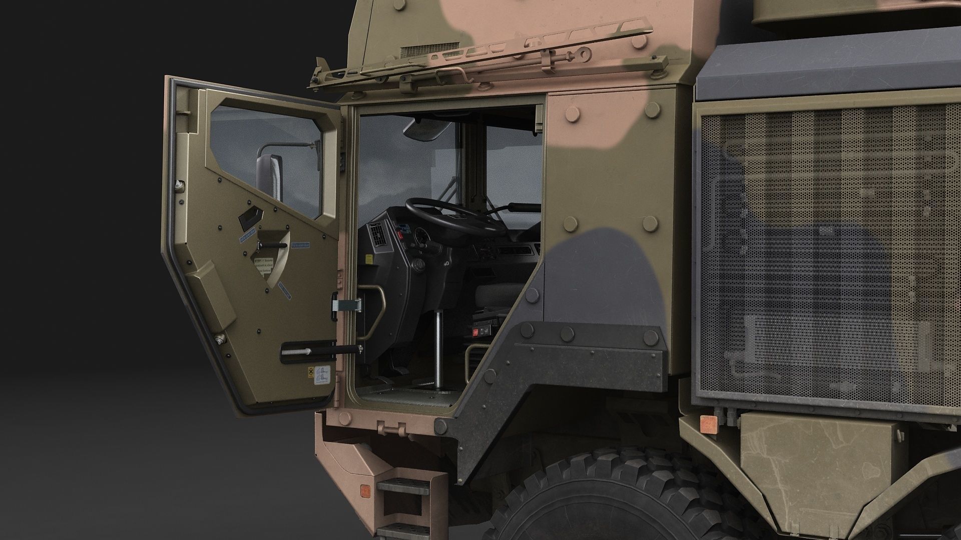 MAN HX45M Armor 3D model | CGTrader