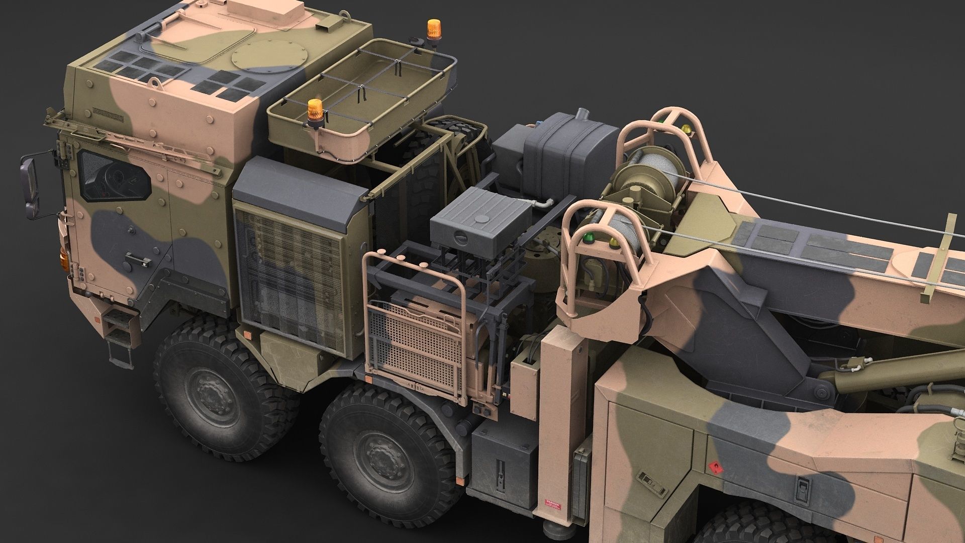 MAN HX45M Armor 3D model | CGTrader