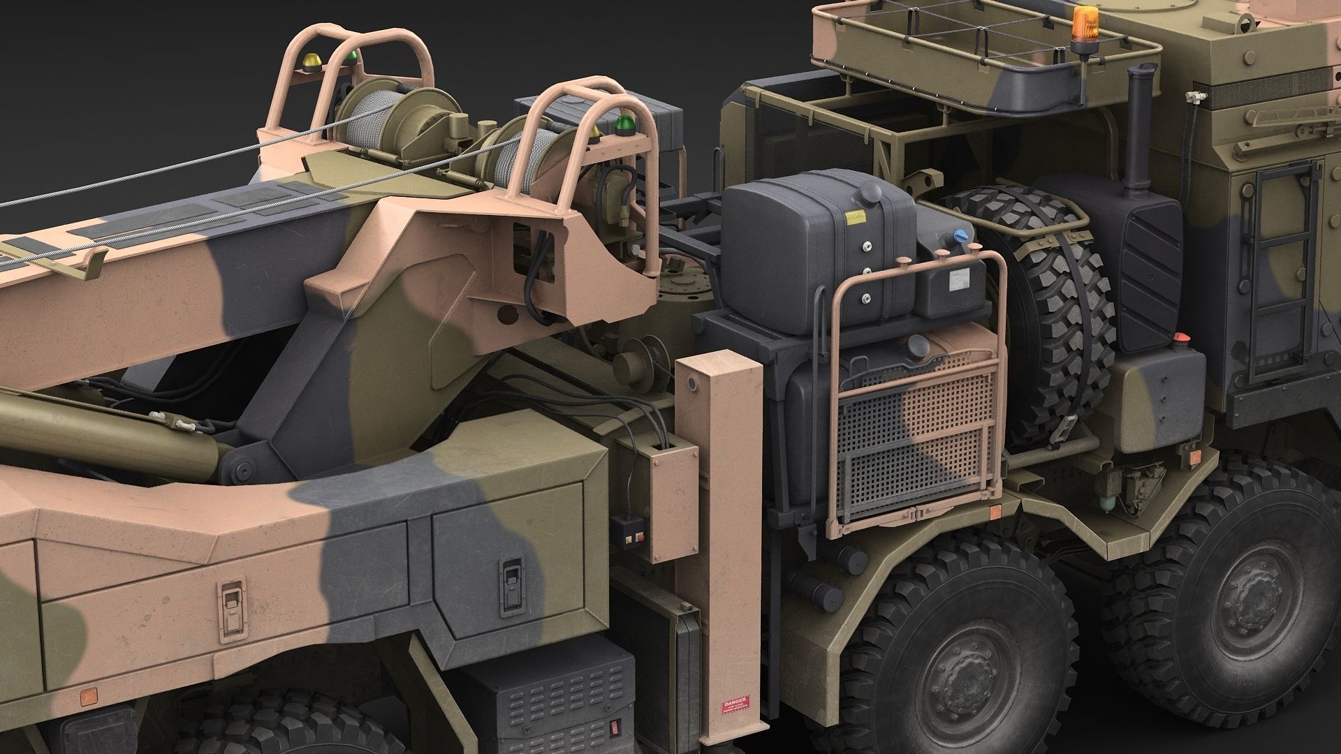 MAN HX45M Armor 3D model | CGTrader