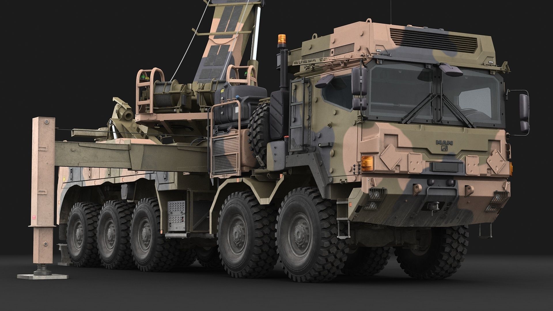 MAN HX45M Armor 3D model | CGTrader