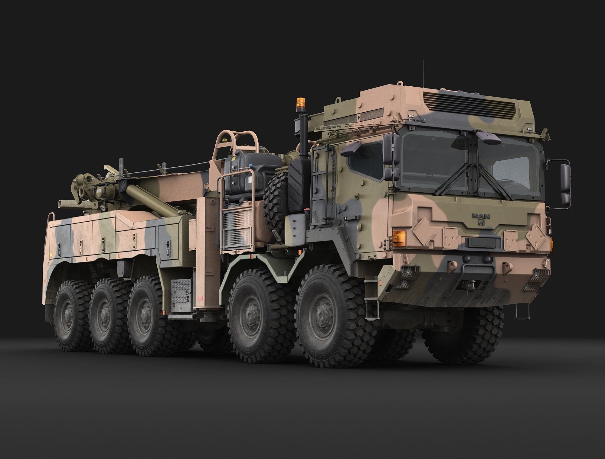MAN HX45M Armor 3D model | CGTrader