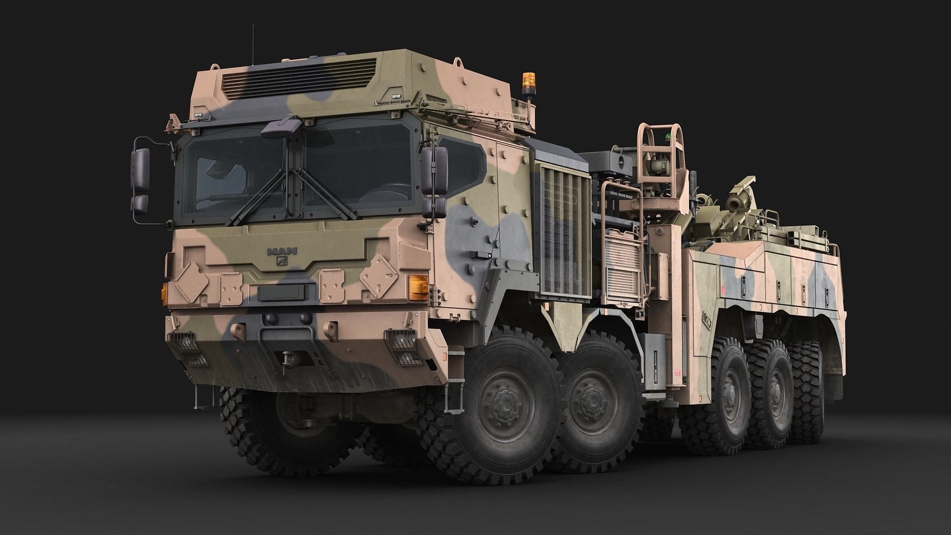 MAN HX45M Armor 3D model | CGTrader