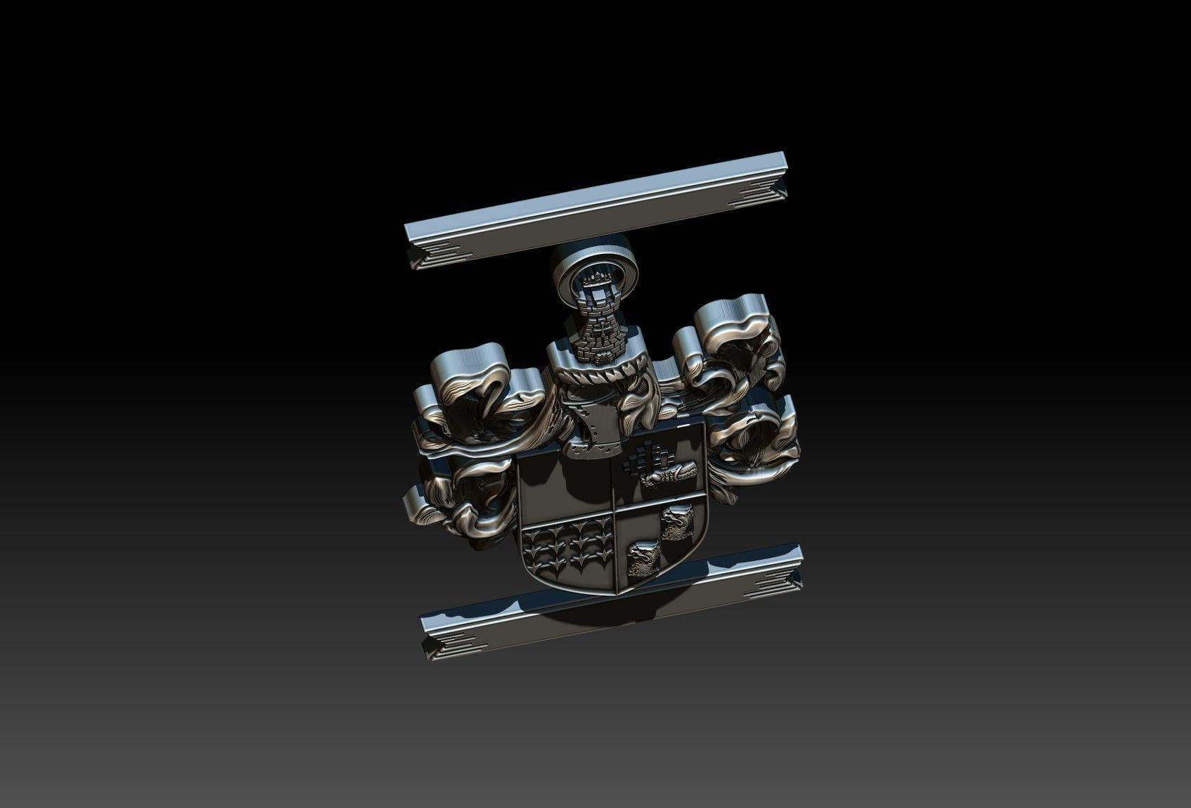 MacLean Family Crest 3D model 3D printable | CGTrader
