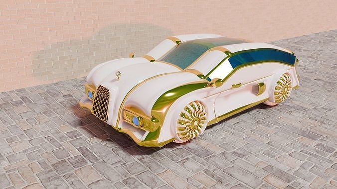 Fantasy car 3D model | CGTrader