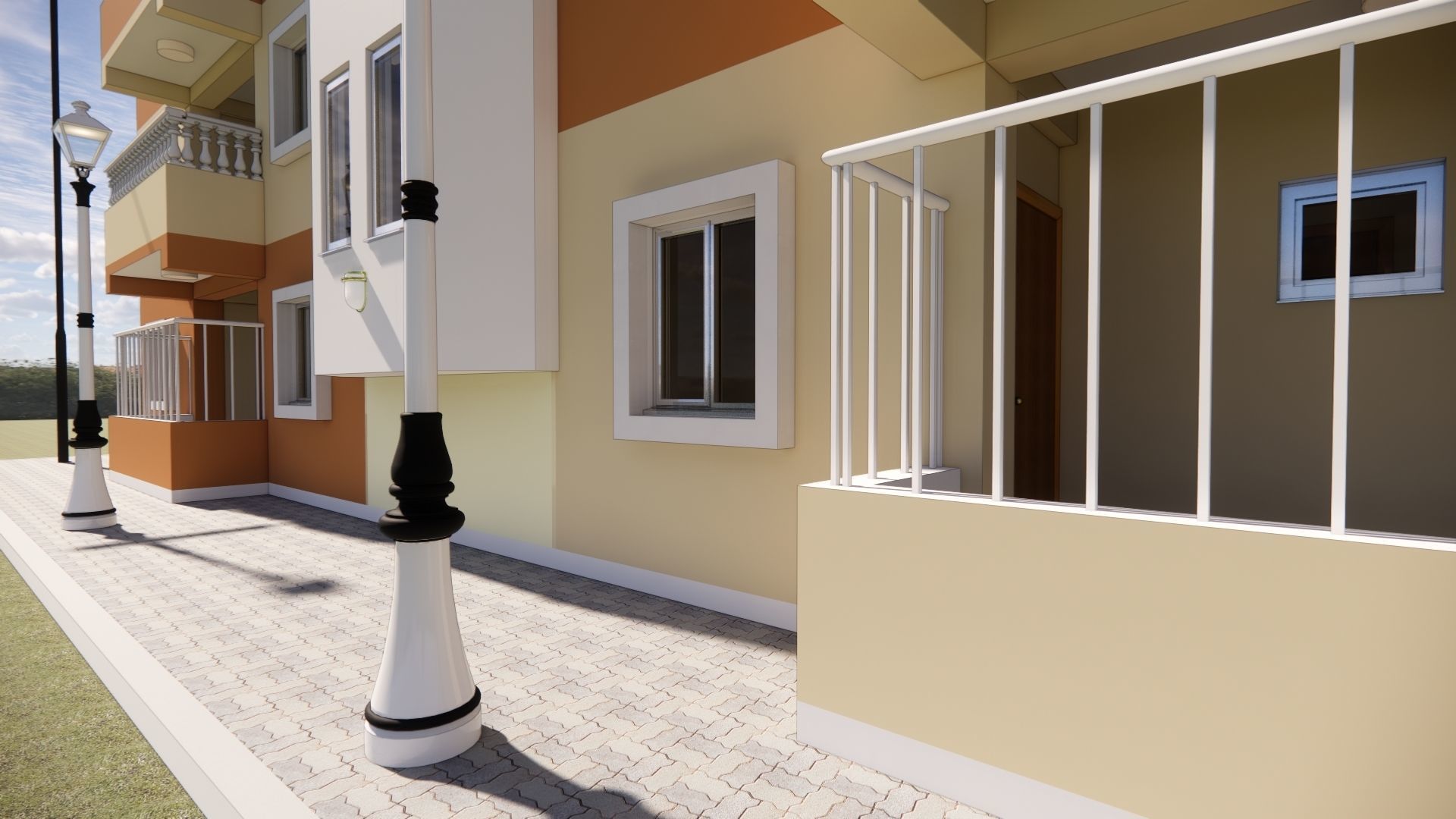 Residential building G plus 4 in Revit 3D model | CGTrader