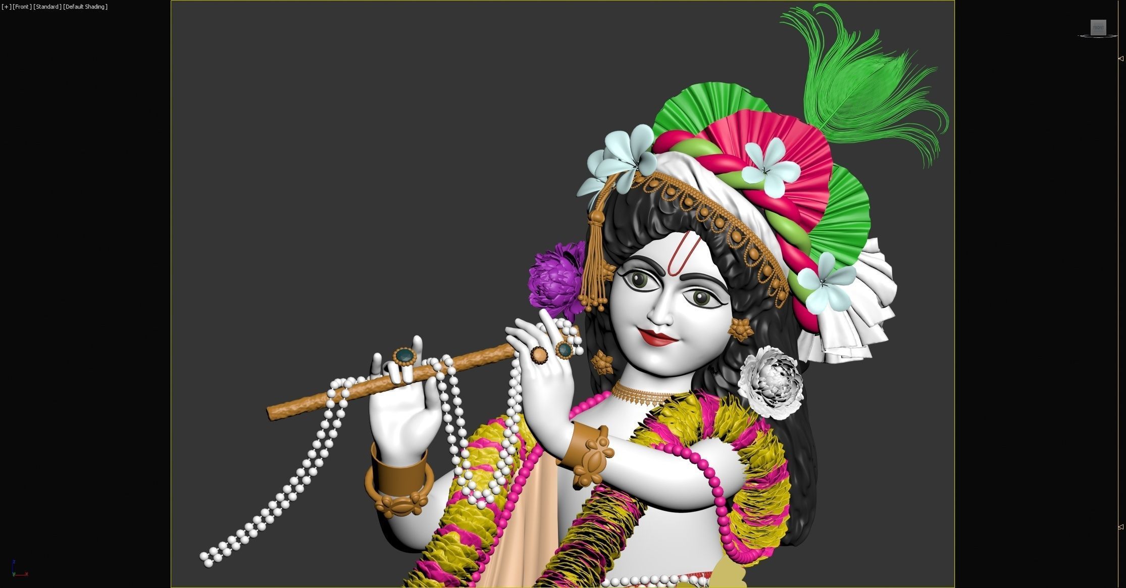 Lord Krishna 3D model | CGTrader