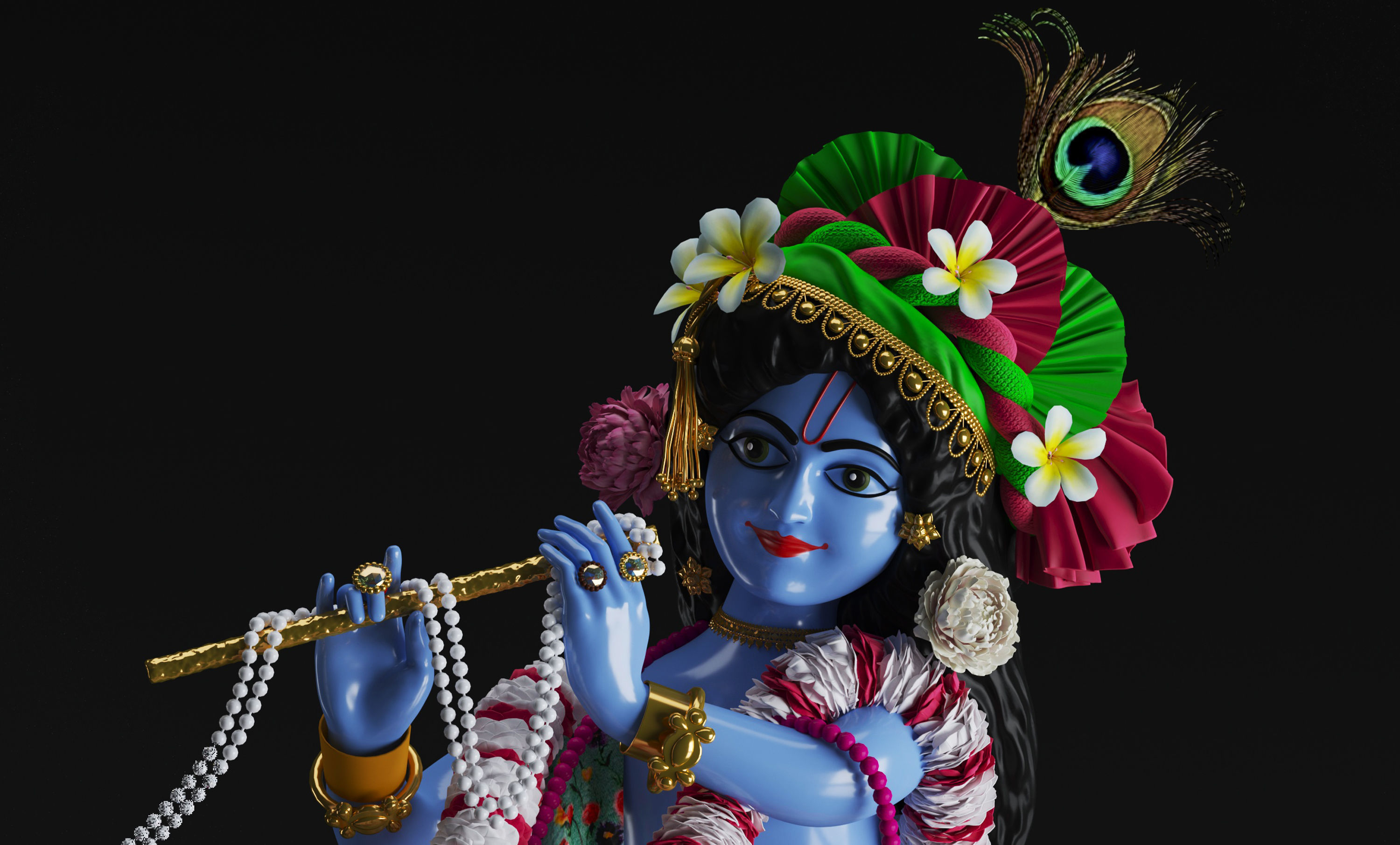 Lord Krishna 3D model | CGTrader