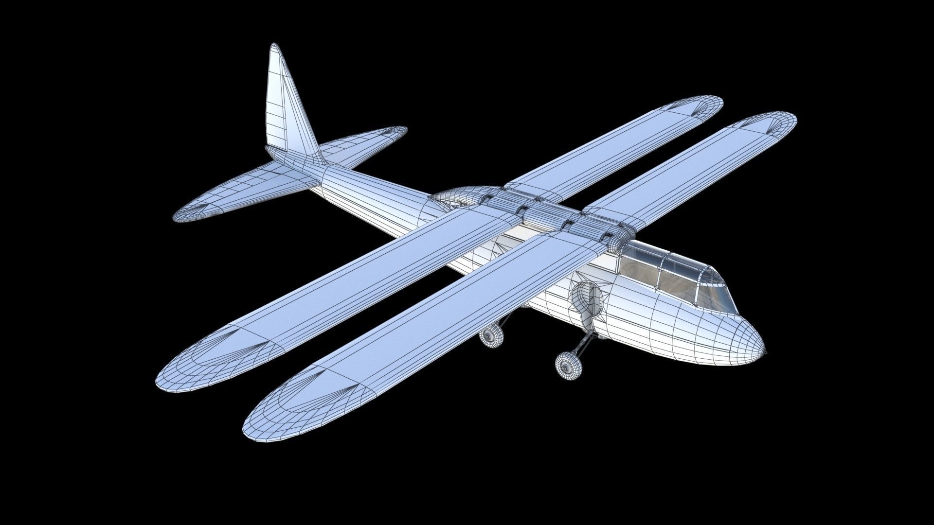 3D model Ornithopter Riout 102T Alerion VR / AR / low-poly | CGTrader