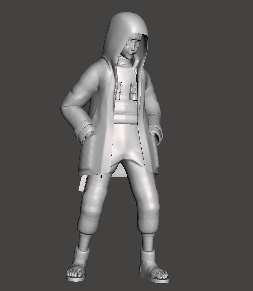 Shino Aburame Jonin 3D Model 3D model 3D printable | CGTrader
