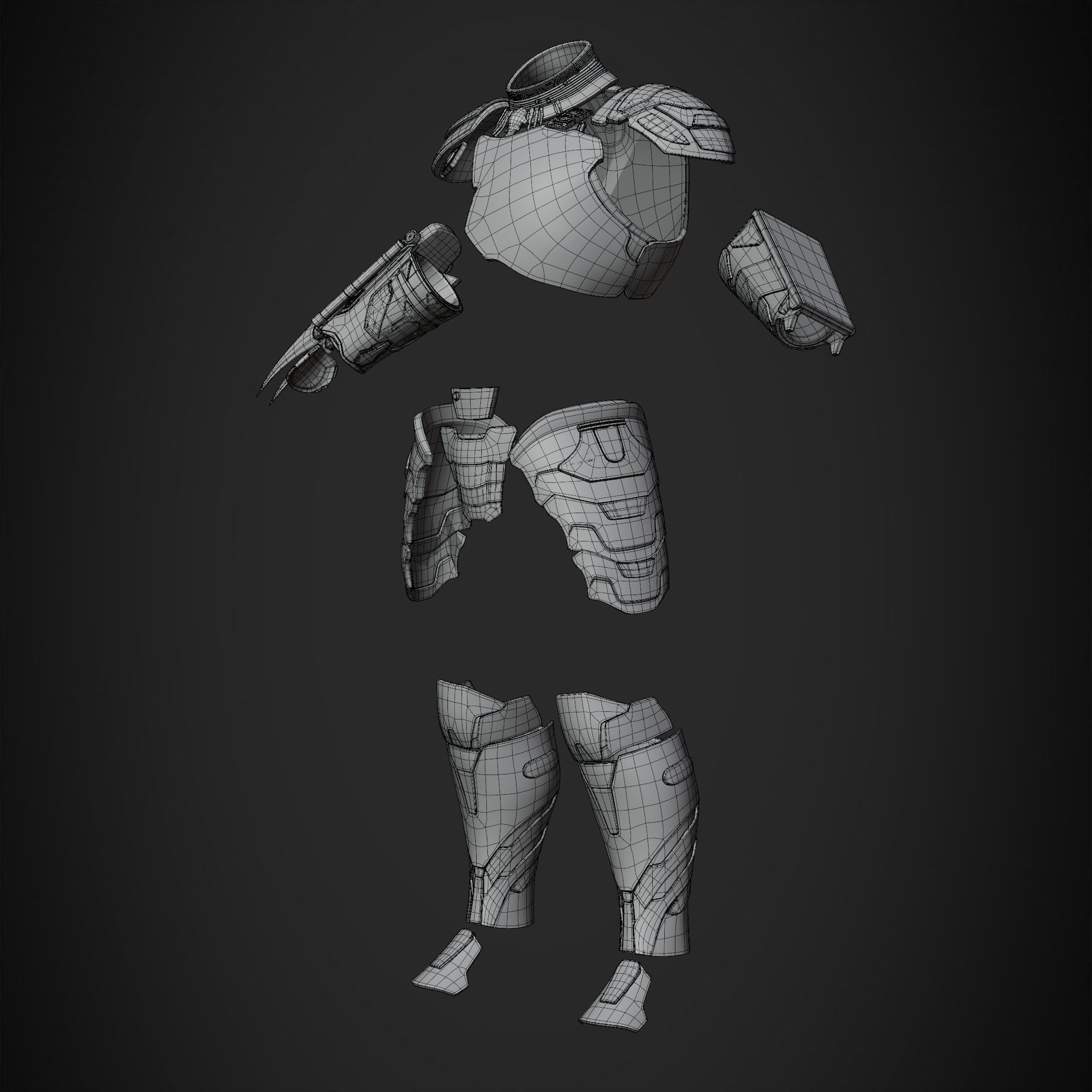 Predator Armor for Cosplay 3D model 3D printable | CGTrader