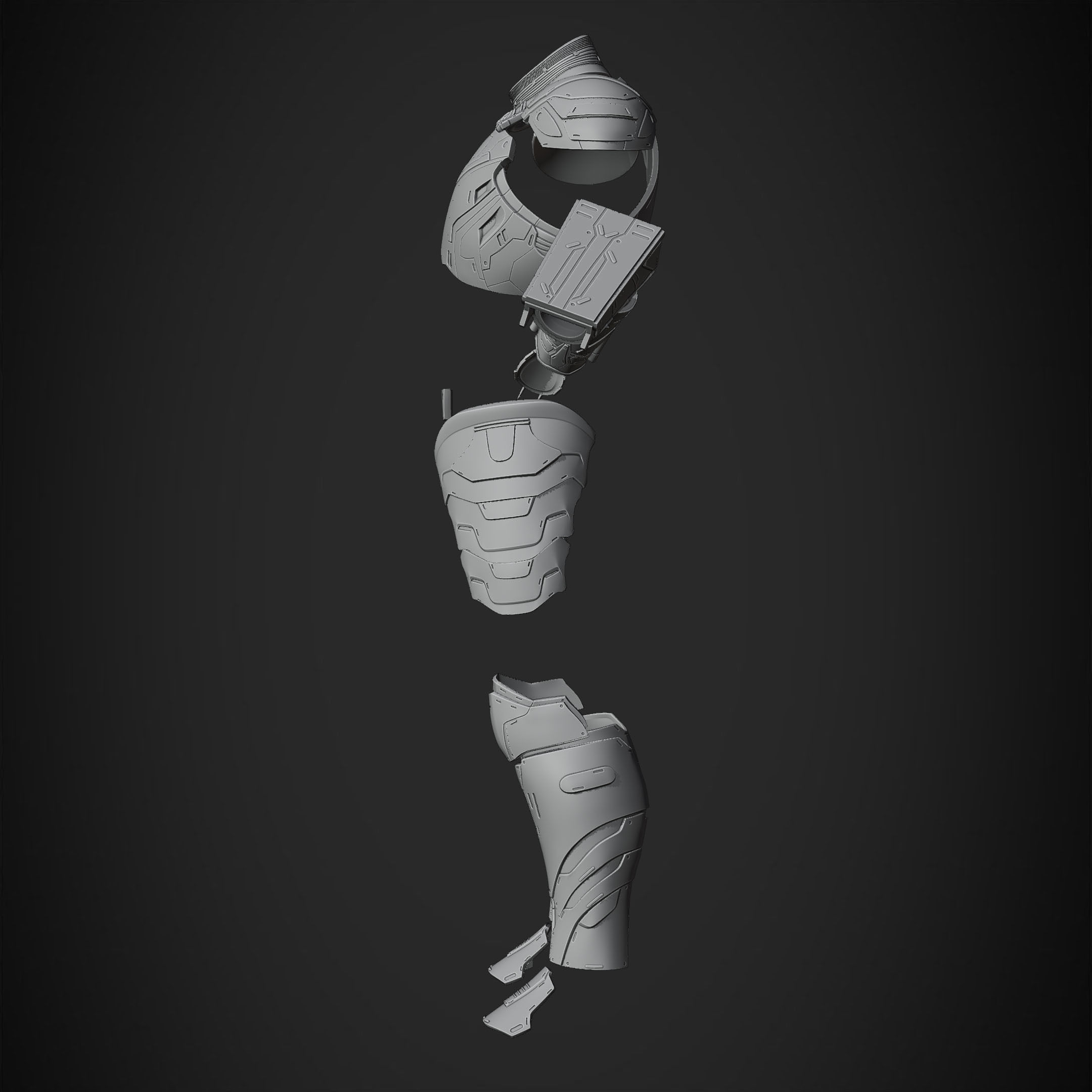 Predator Armor for Cosplay 3D model 3D printable | CGTrader