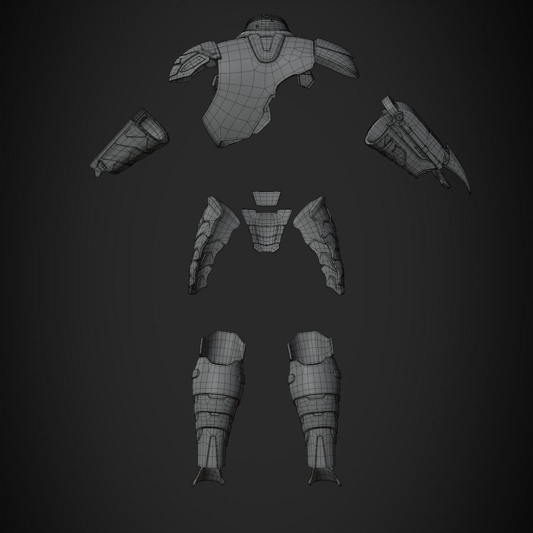 Predator Armor for Cosplay 3D model 3D printable | CGTrader