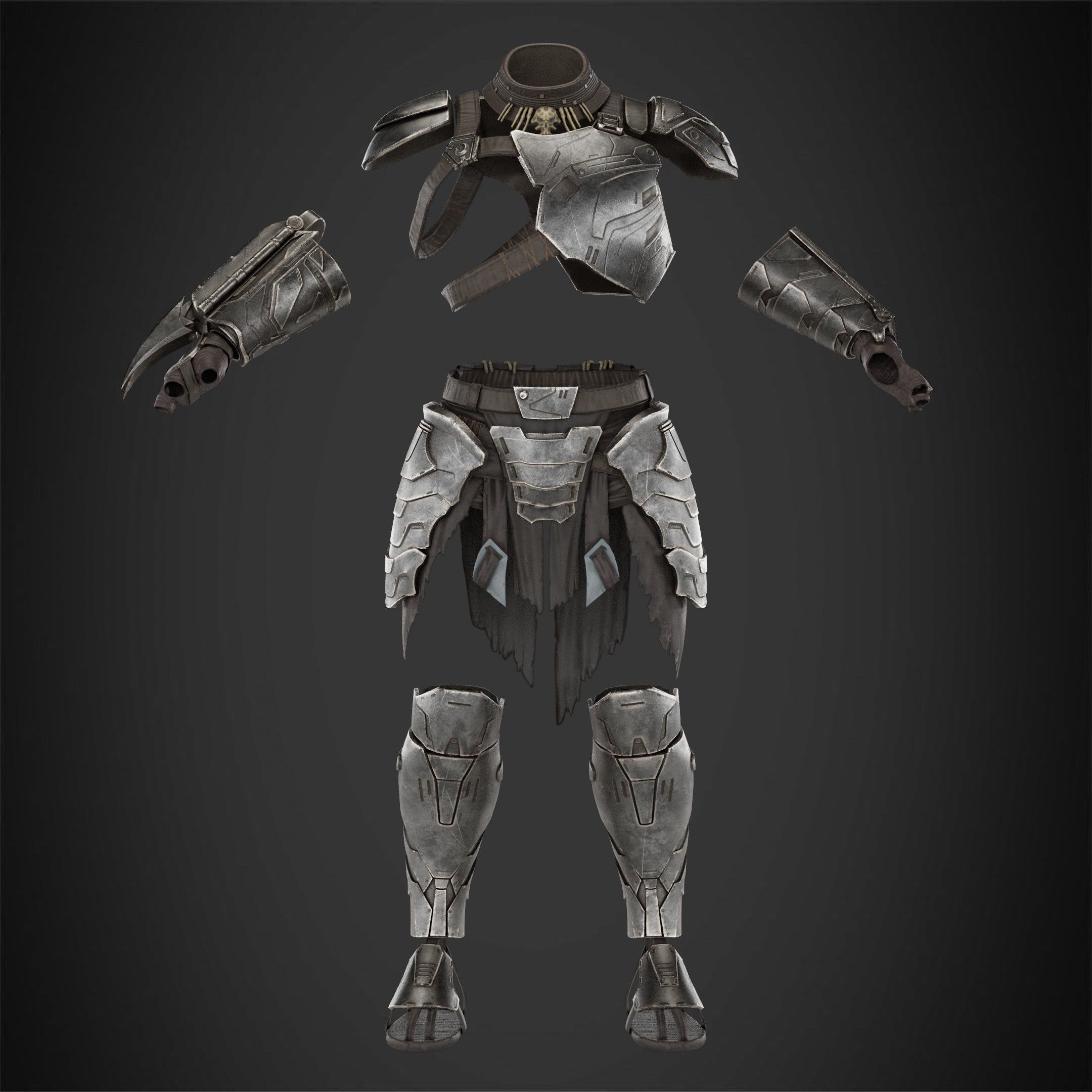 Predator Armor for Cosplay 3D model 3D printable | CGTrader