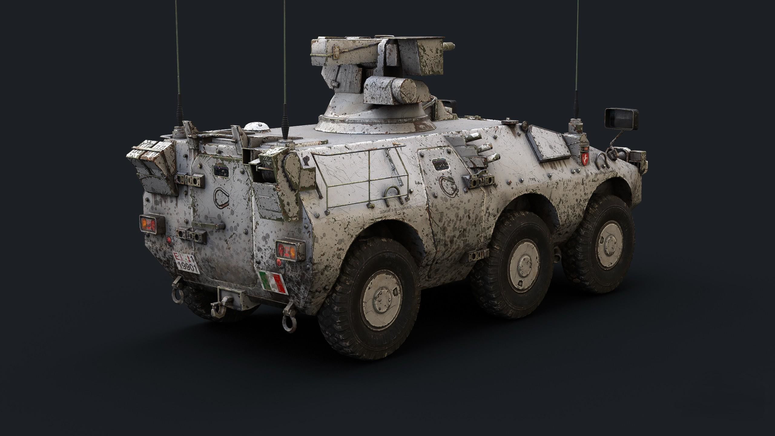 3D model Iveco Oto Melara VBL Puma 6x6 VR / AR / low-poly | CGTrader