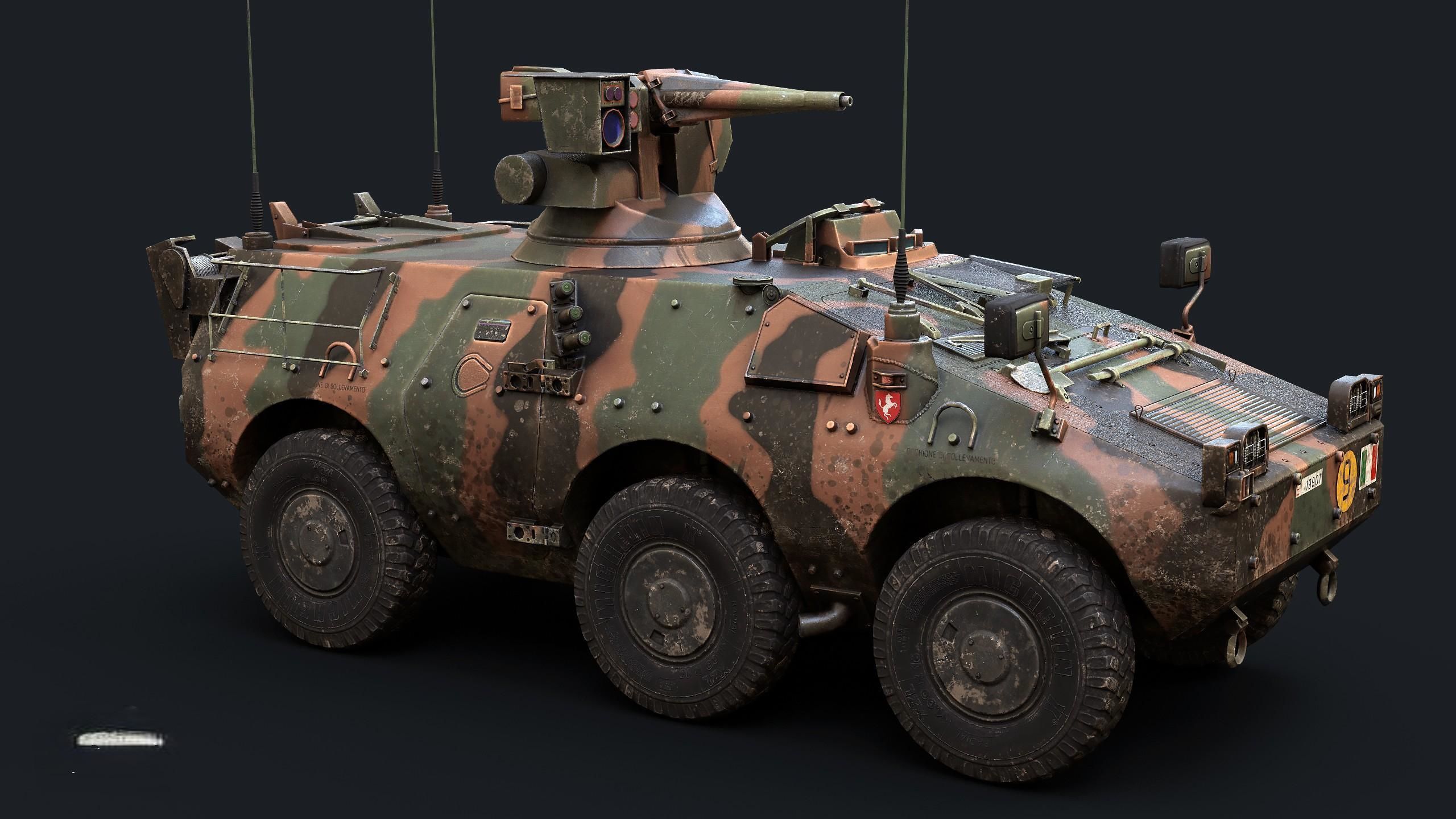 3D model Iveco Oto Melara VBL Puma 6x6 VR / AR / low-poly | CGTrader