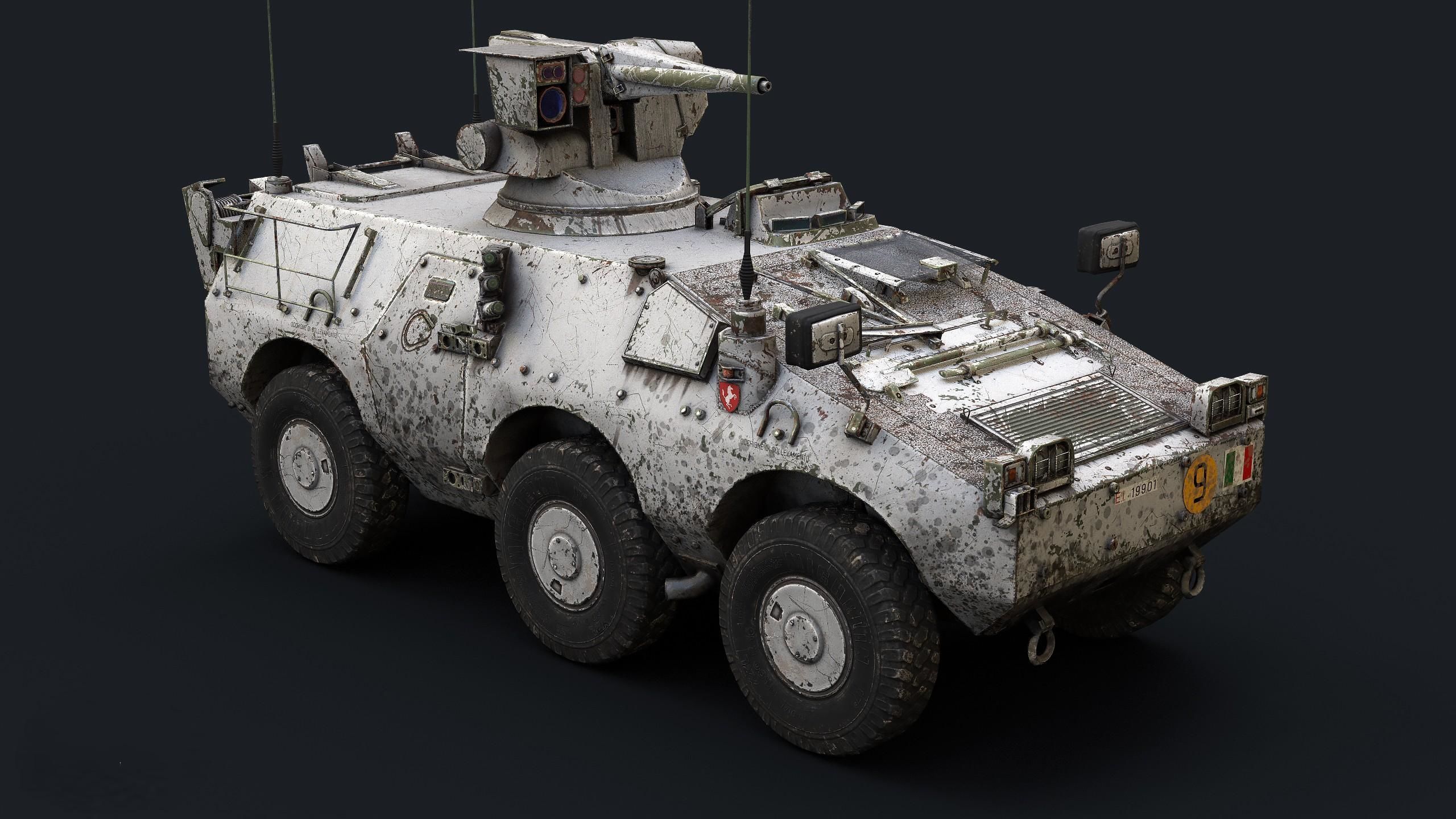 3D model Iveco Oto Melara VBL Puma 6x6 VR / AR / low-poly | CGTrader