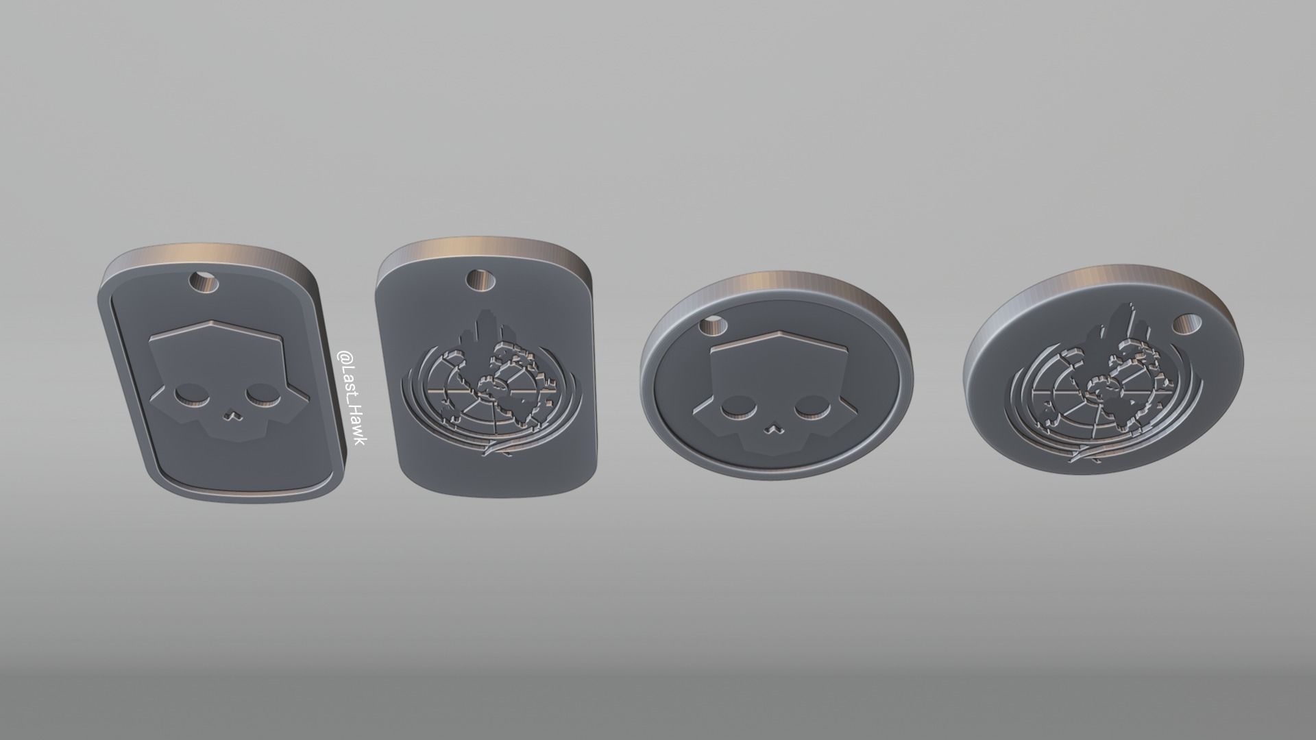 Helldivers keychain 3D model 3D printable | CGTrader