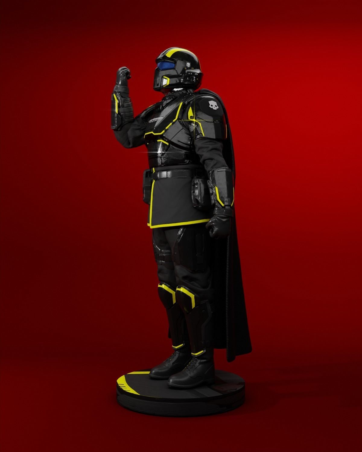 HELLDIVER SOLDIER HELLDIVERS 2 3D PRINTABLE FIGURINE 3D model 3D ...