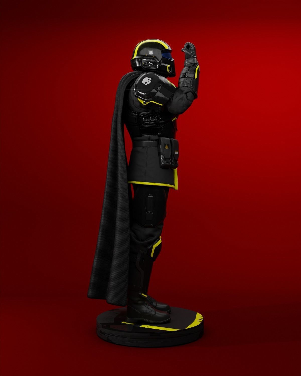 HELLDIVER SOLDIER HELLDIVERS 2 3D PRINTABLE FIGURINE 3D model 3D ...