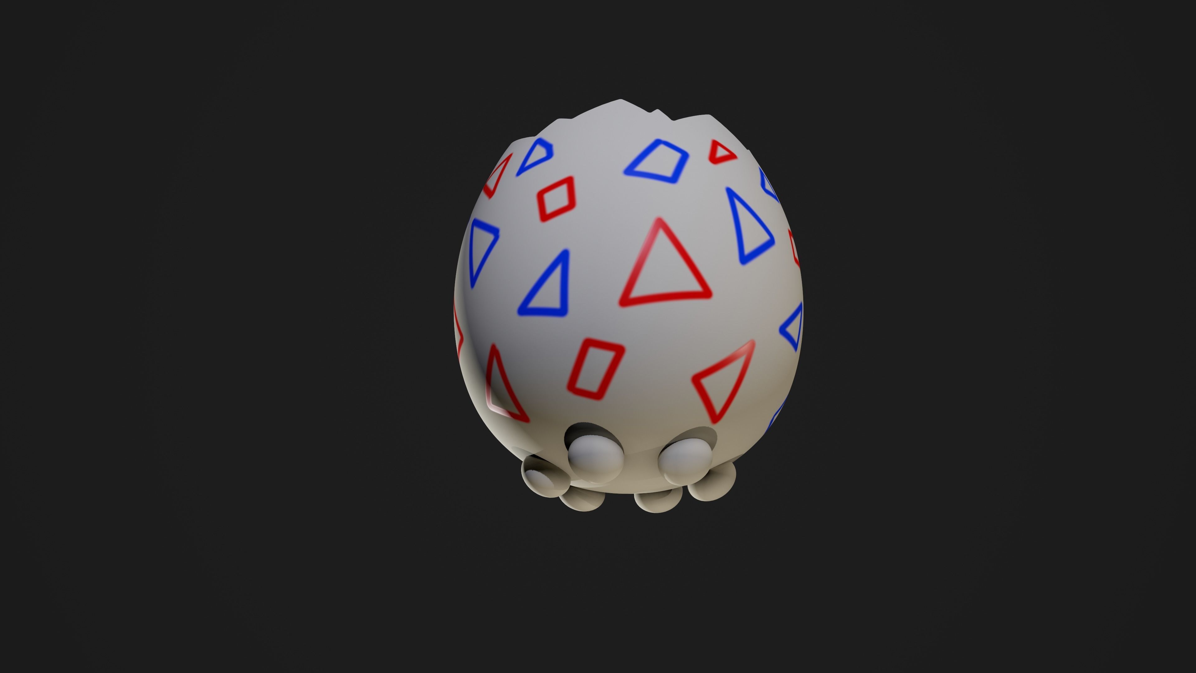 Togepi Planter 3D model 3D printable | CGTrader