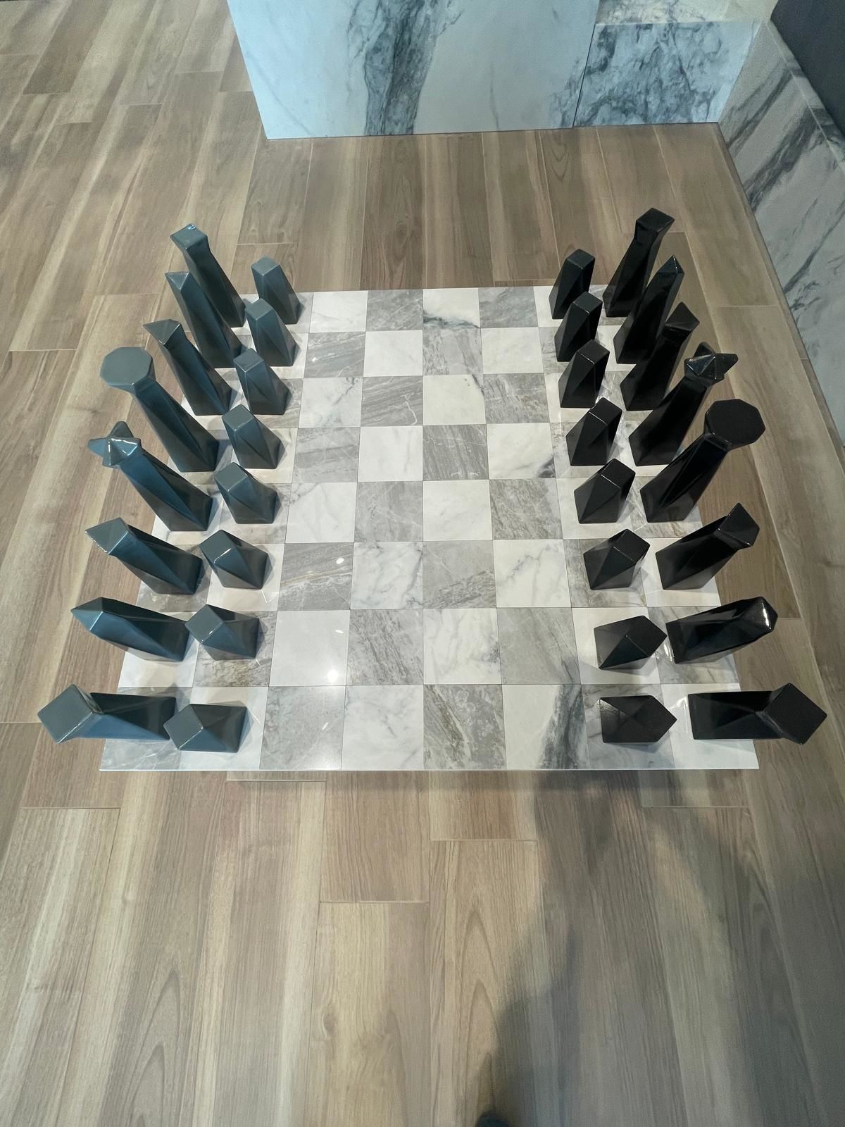 ORIGAMI STYLE CHESS 3D model 3D printable | CGTrader
