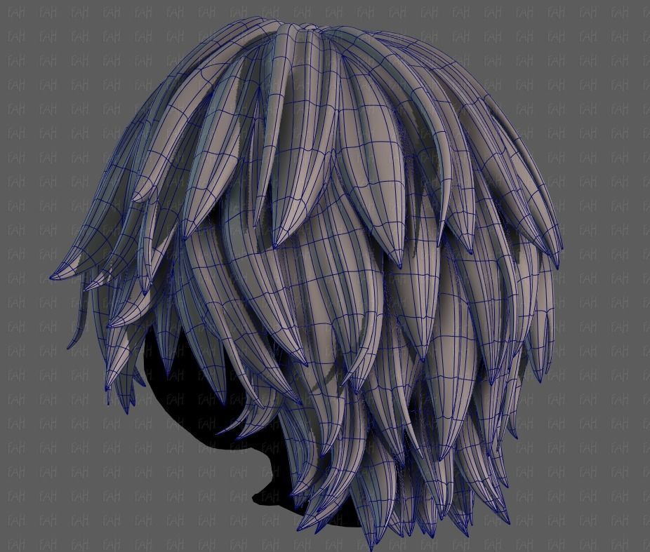 3D Hair style for boy V123 3D model | CGTrader