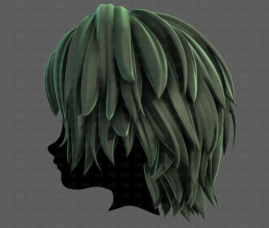 3D Hair style for boy V123 3D model | CGTrader
