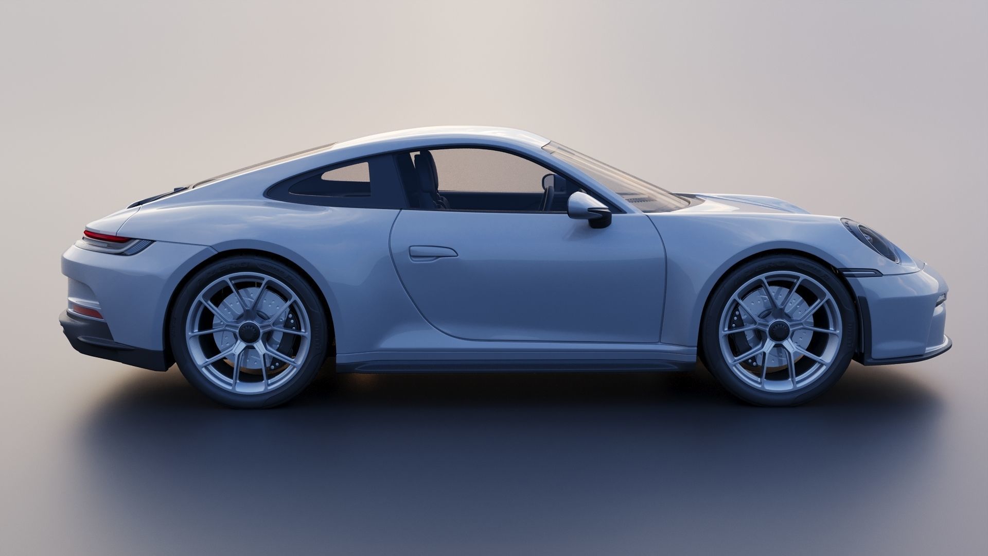 Porsche 911 GT3 Touring 3D model 3D printable | CGTrader