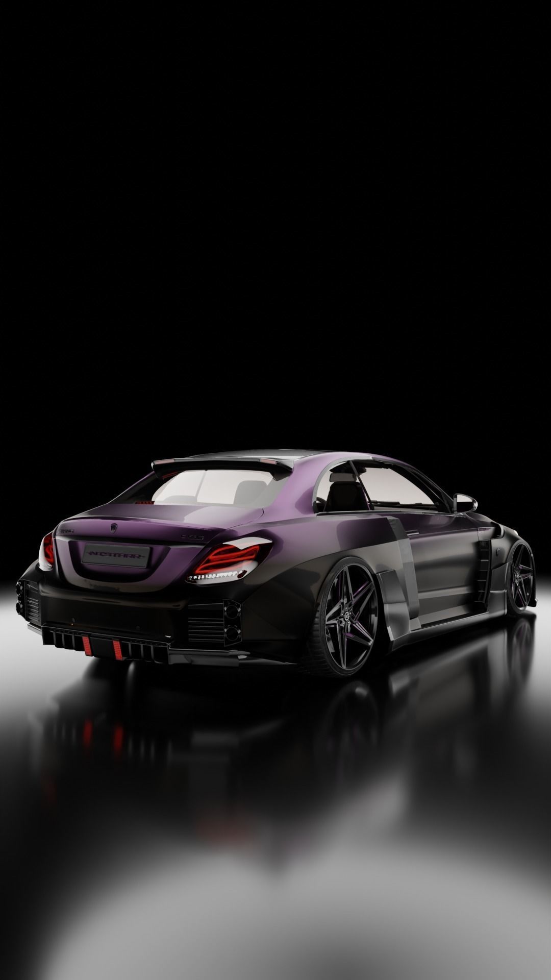 Mercede-Benz C63 Amg custom bodykit by NISTARR 3D model | CGTrader