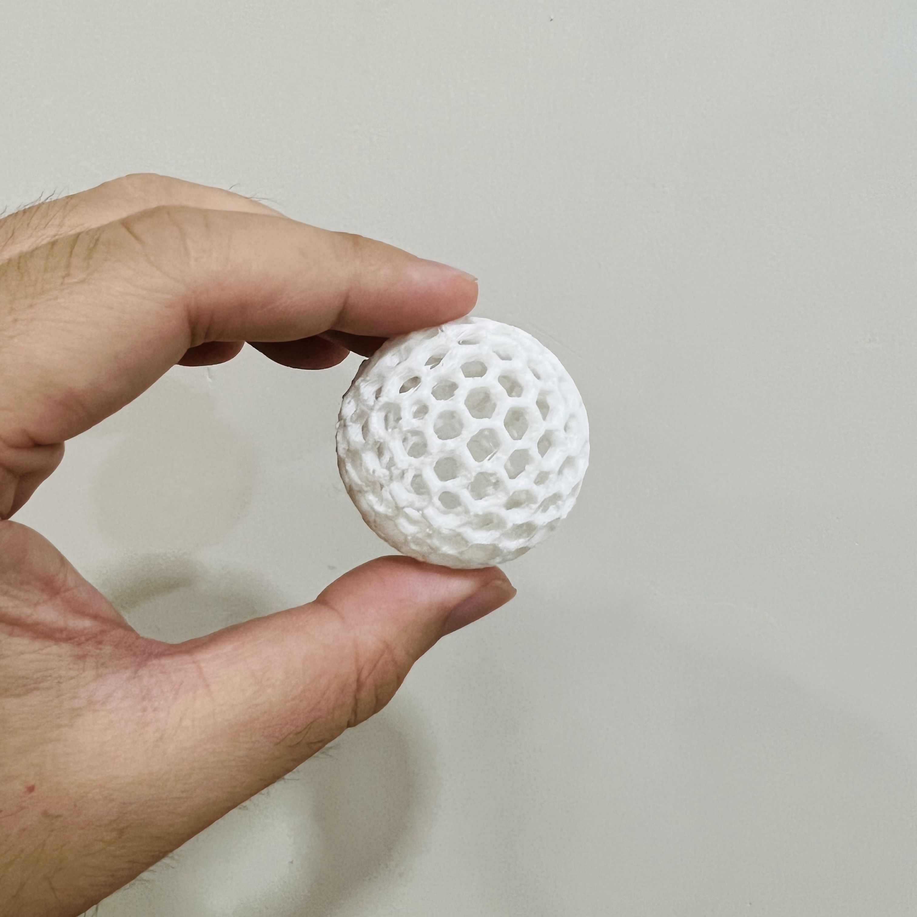 AIRLESS TABLE TENNIS BALL - PING PONG - STL - 3MF WITH SUPPORT 3D model ...