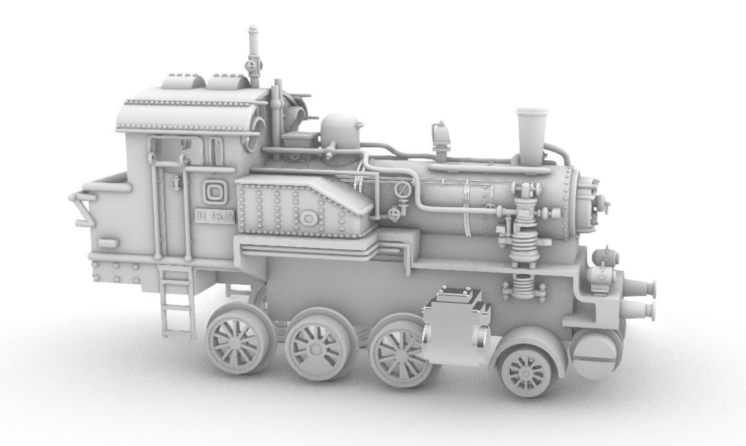 train wagon railway truck old type 3D model 3D model 3D printable ...