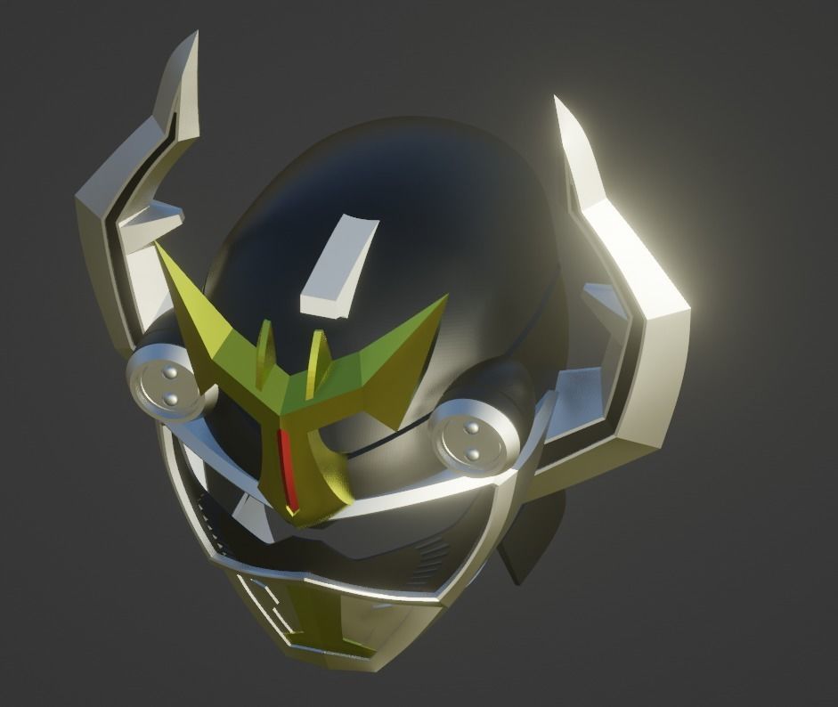 Tokumei Sentai Go-Buster Beet J Stag cosplay helmet 3DSTL file 3D model ...