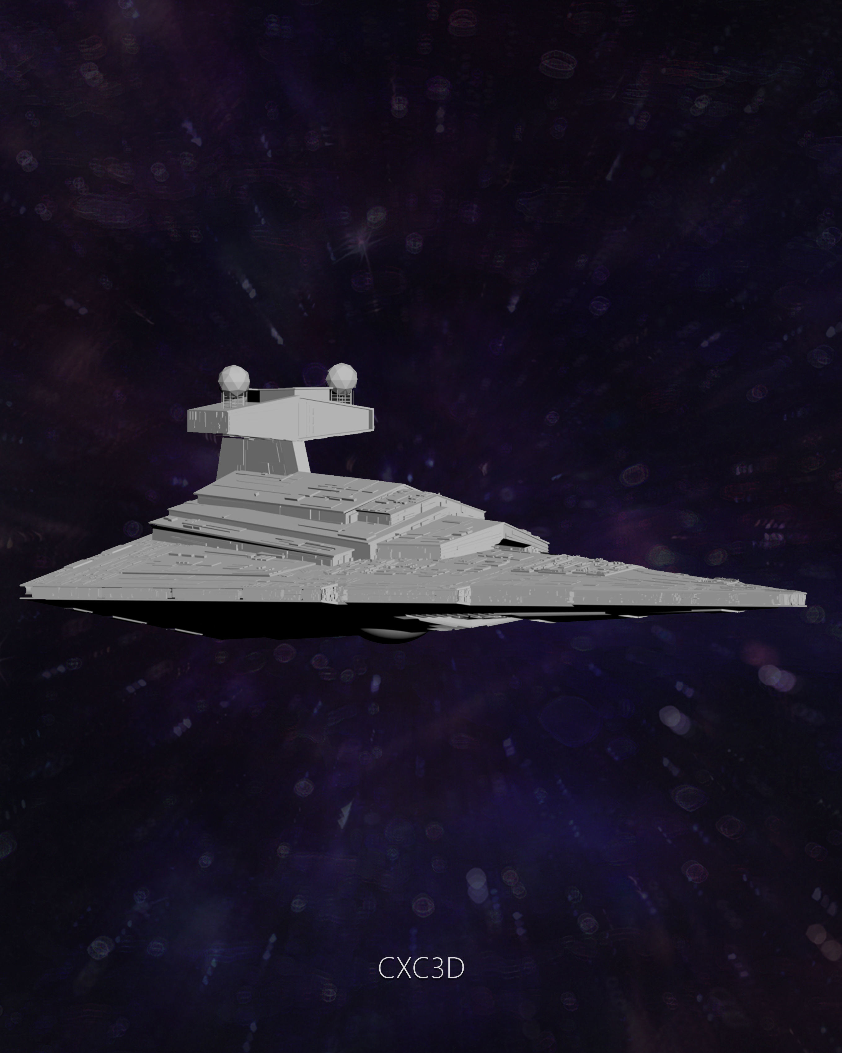 Imperial II-class Star Destroyer 3D model | CGTrader