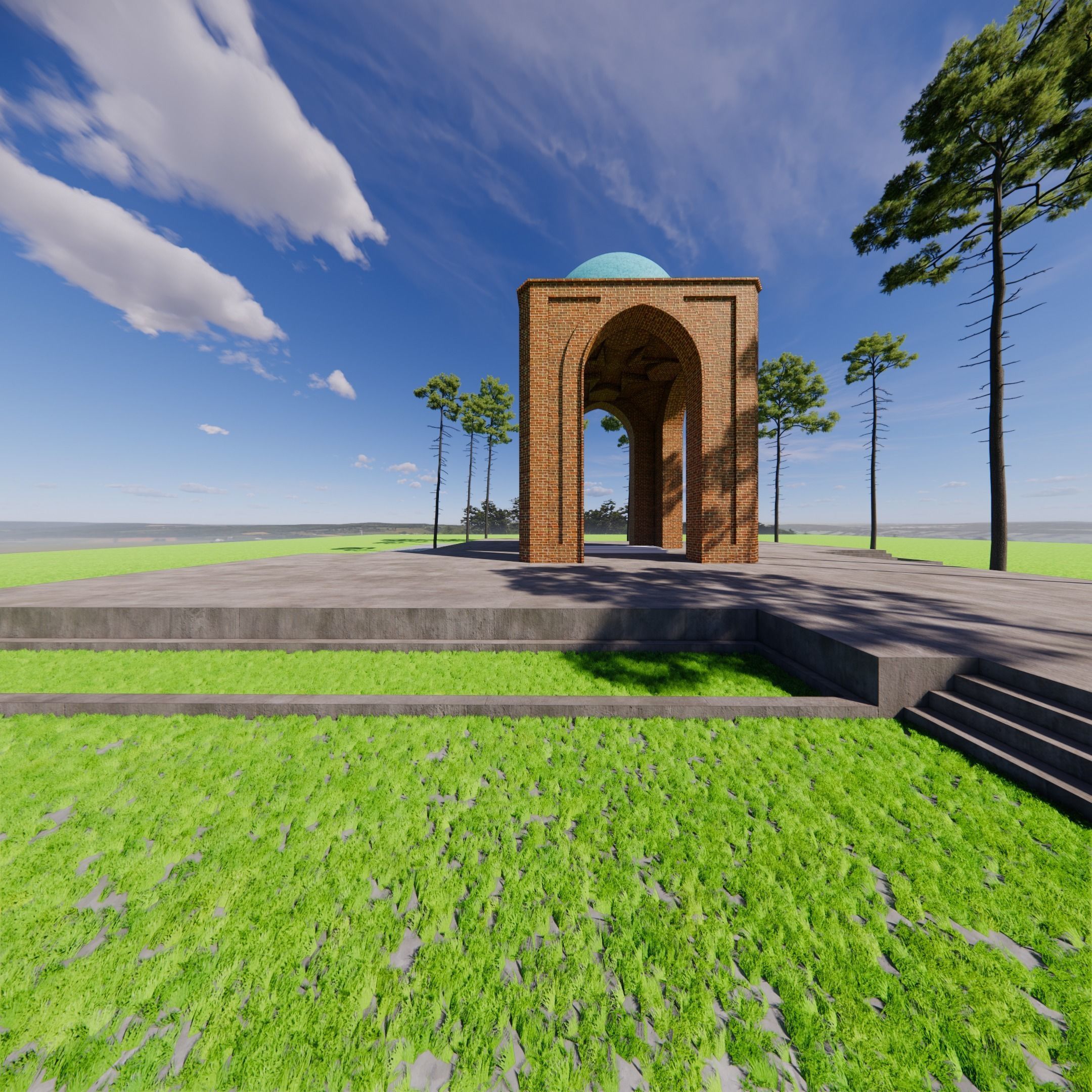 Ancient Iranian tomb 3D model | CGTrader
