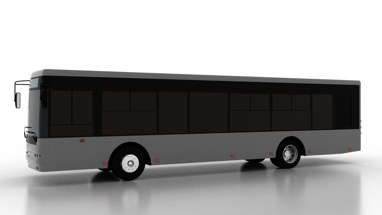 3D model Bus Bogdan A70111 Low VR / AR / low-poly | CGTrader