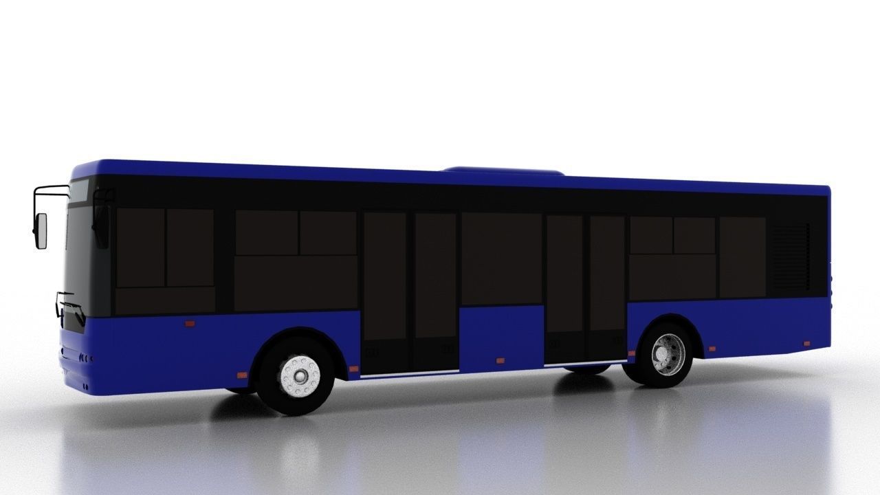 3D model Bus Bogdan A70190 Low VR / AR / low-poly | CGTrader