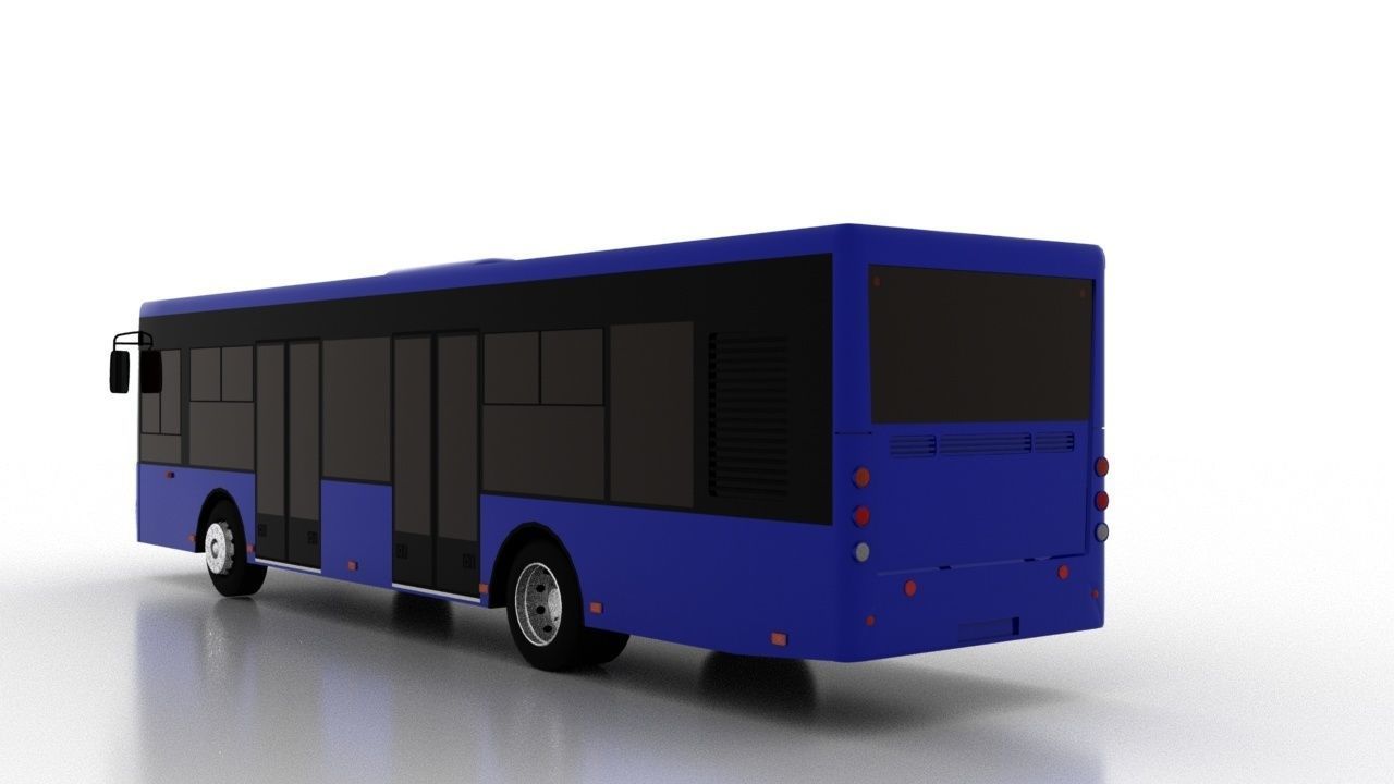 3D model Bus Bogdan A70190 Low VR / AR / low-poly | CGTrader