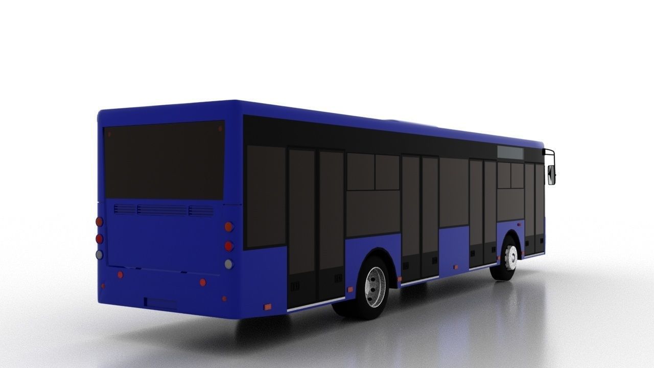 3D model Bus Bogdan A70190 Low VR / AR / low-poly | CGTrader