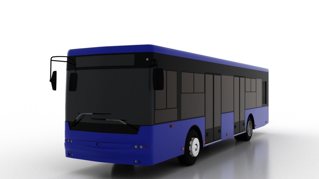 3D model Bus Bogdan A70190 Low VR / AR / low-poly | CGTrader