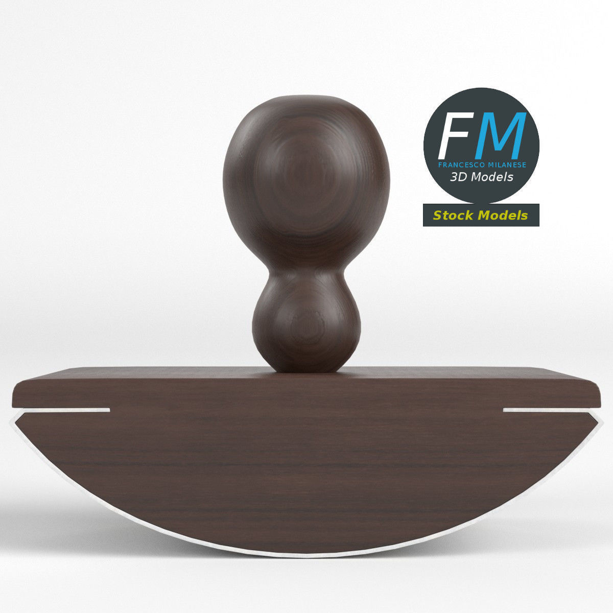 Rocker blotter 3D model | CGTrader